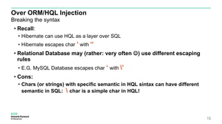 ORM Injection | PDF | Databases | Computer Software and Applications