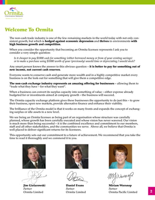 Ormita Licensee Overview | PDF | Business | Business and Finance