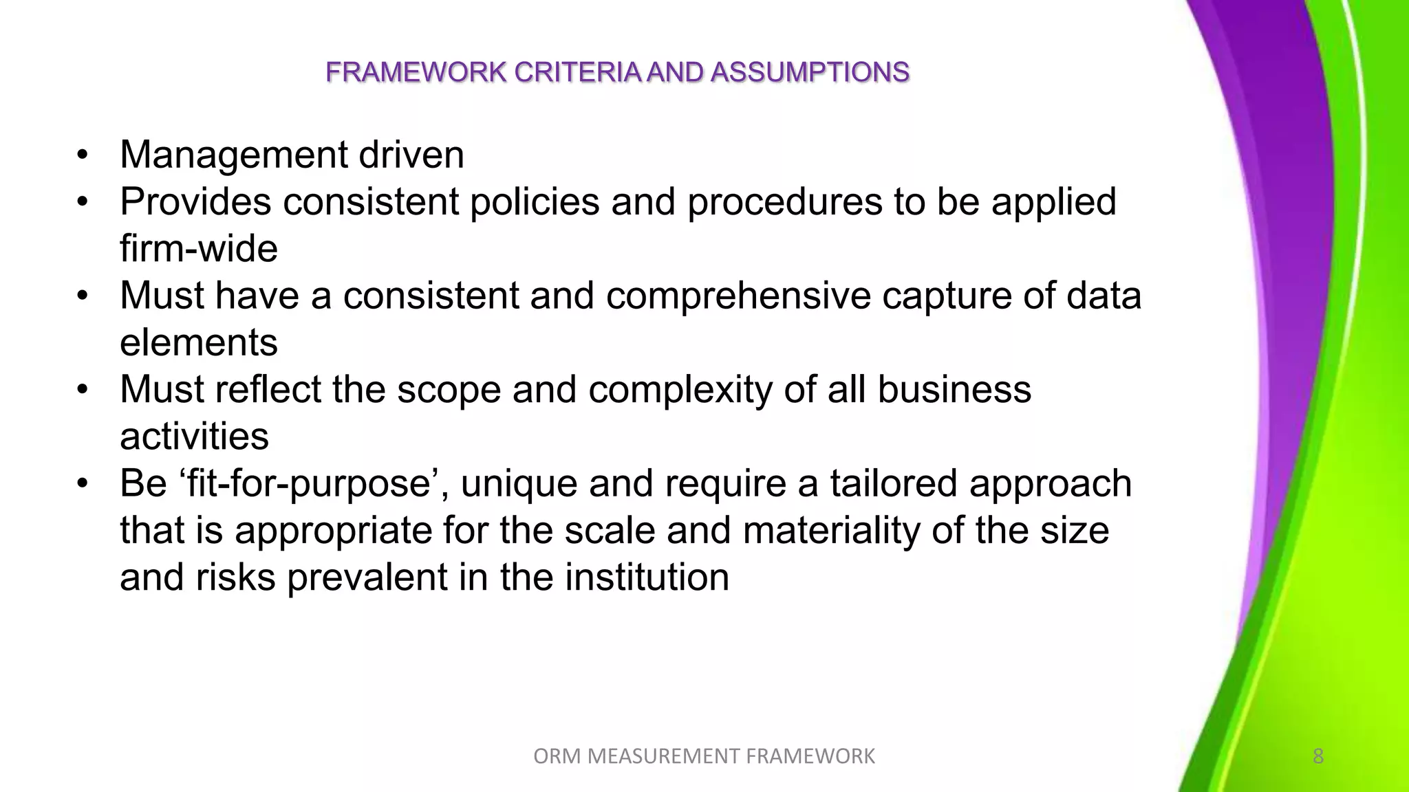 Operational Risk Measurement | PPT