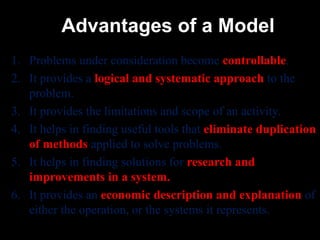 Models of Operations Research is addressed | PPTX