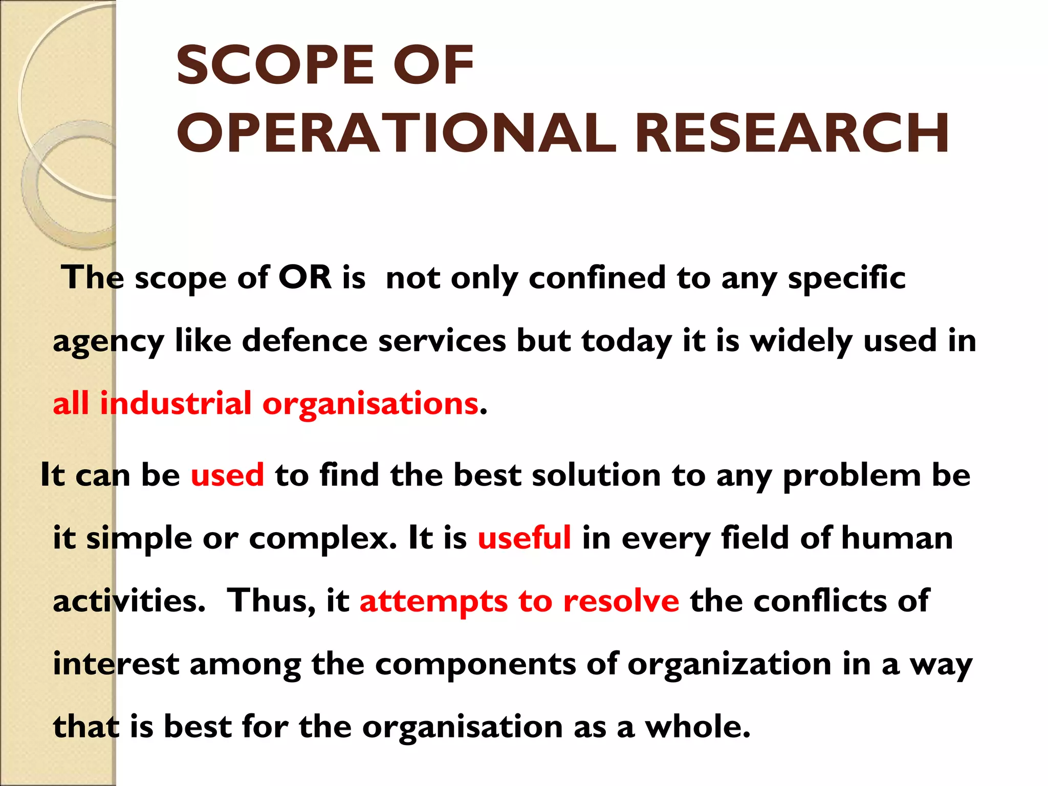 Introduction to Operations Research | PPTX