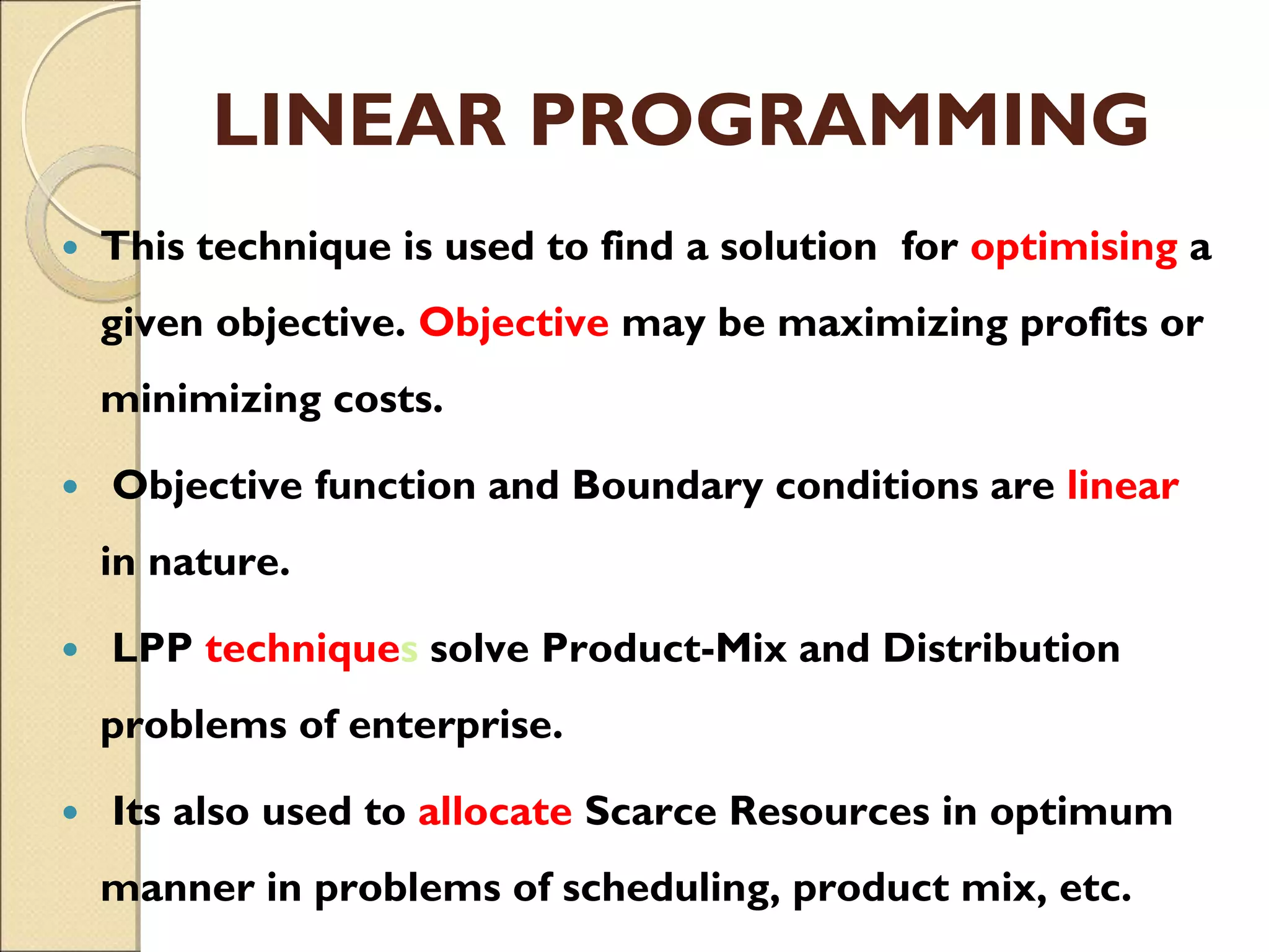 Introduction to Operations Research | PPTX