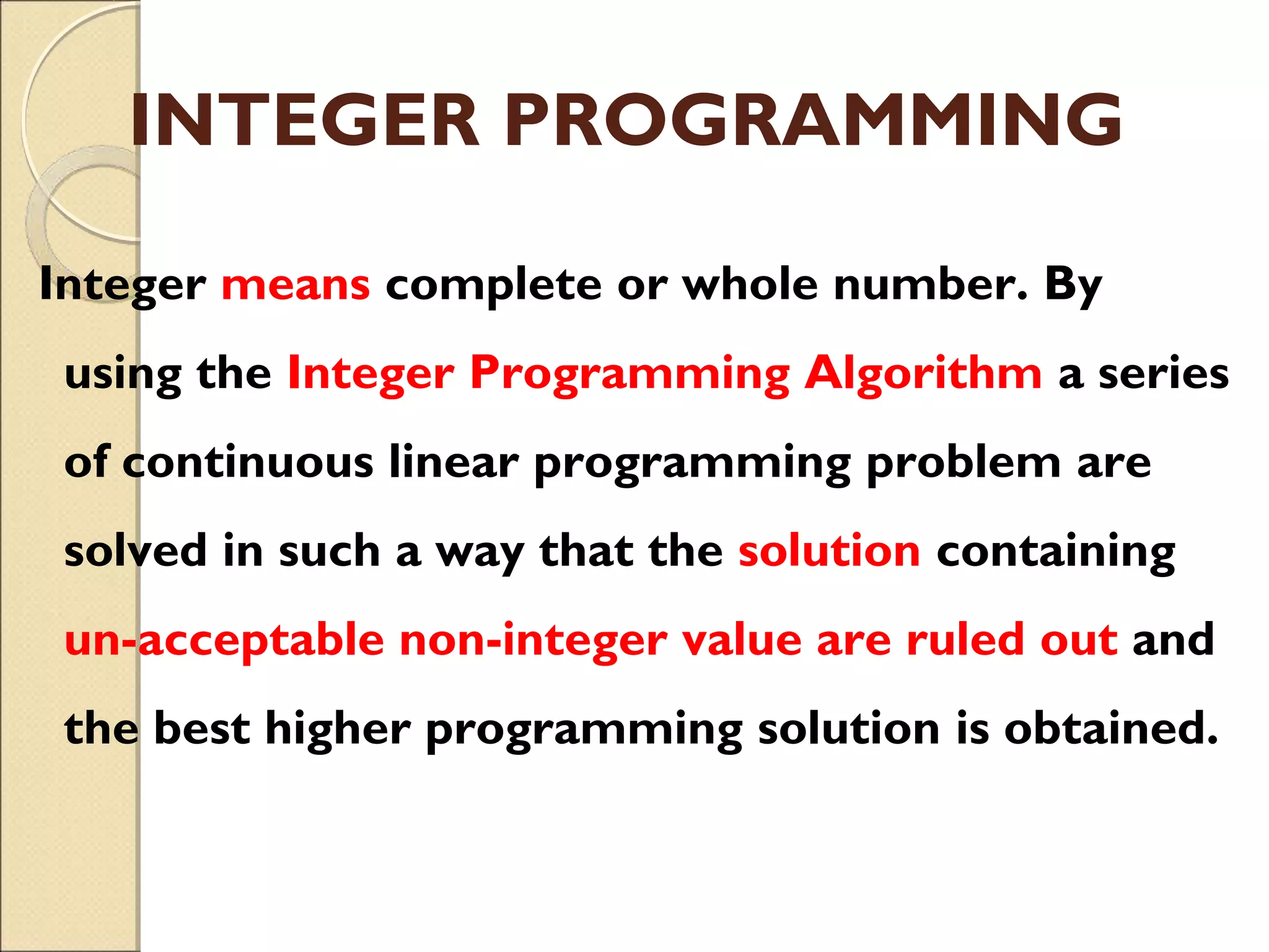 Introduction to Operations Research | PPTX