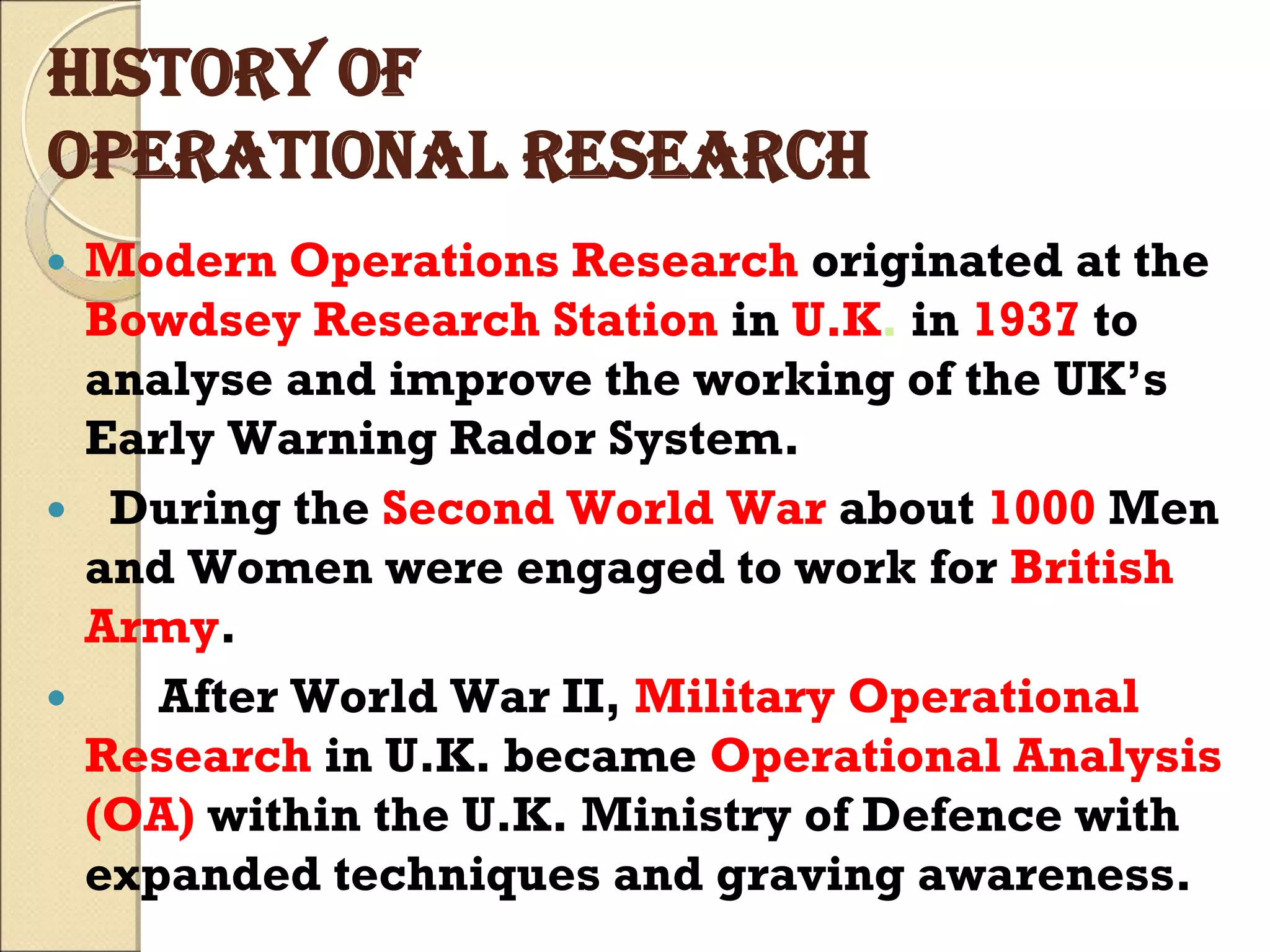 Introduction to Operations Research | PPTX