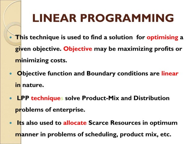 Introduction to Operations Research | PPTX | Business Administration ...