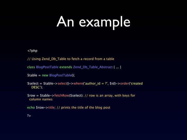 Object Relational Mapping In Php Ppt