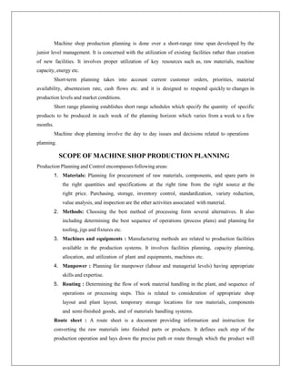 Operations Research & Methodology project report | PDF | Manufacturing ...