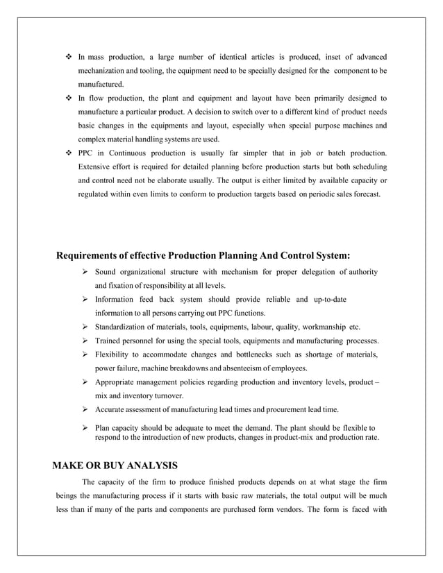 Operations Research & Methodology project report | PDF | Manufacturing ...