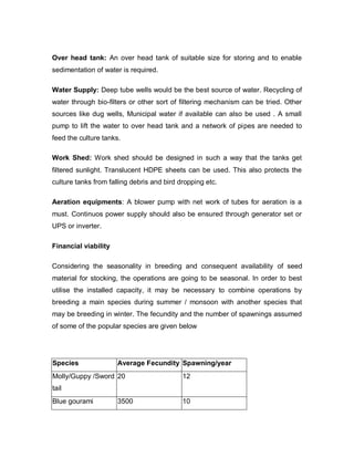 ORNAMENTAL FISH BREEDING | PDF