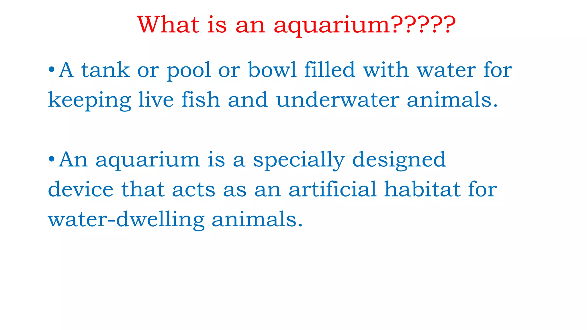 Ornamental fish culture | PPT