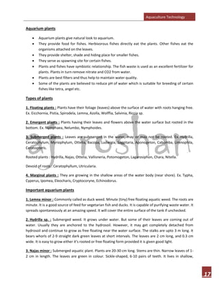 ORNAMENTAL FISHERIES A TO Z INFORMATION. | PDF