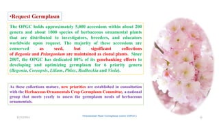 Ornamental plant germplasm | PPT