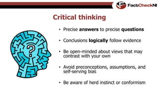 Facts and Fears: Fact Checking in the Age of Online Misinformation | PPTX