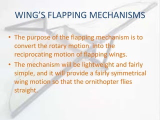 Ornithopter | PPTX