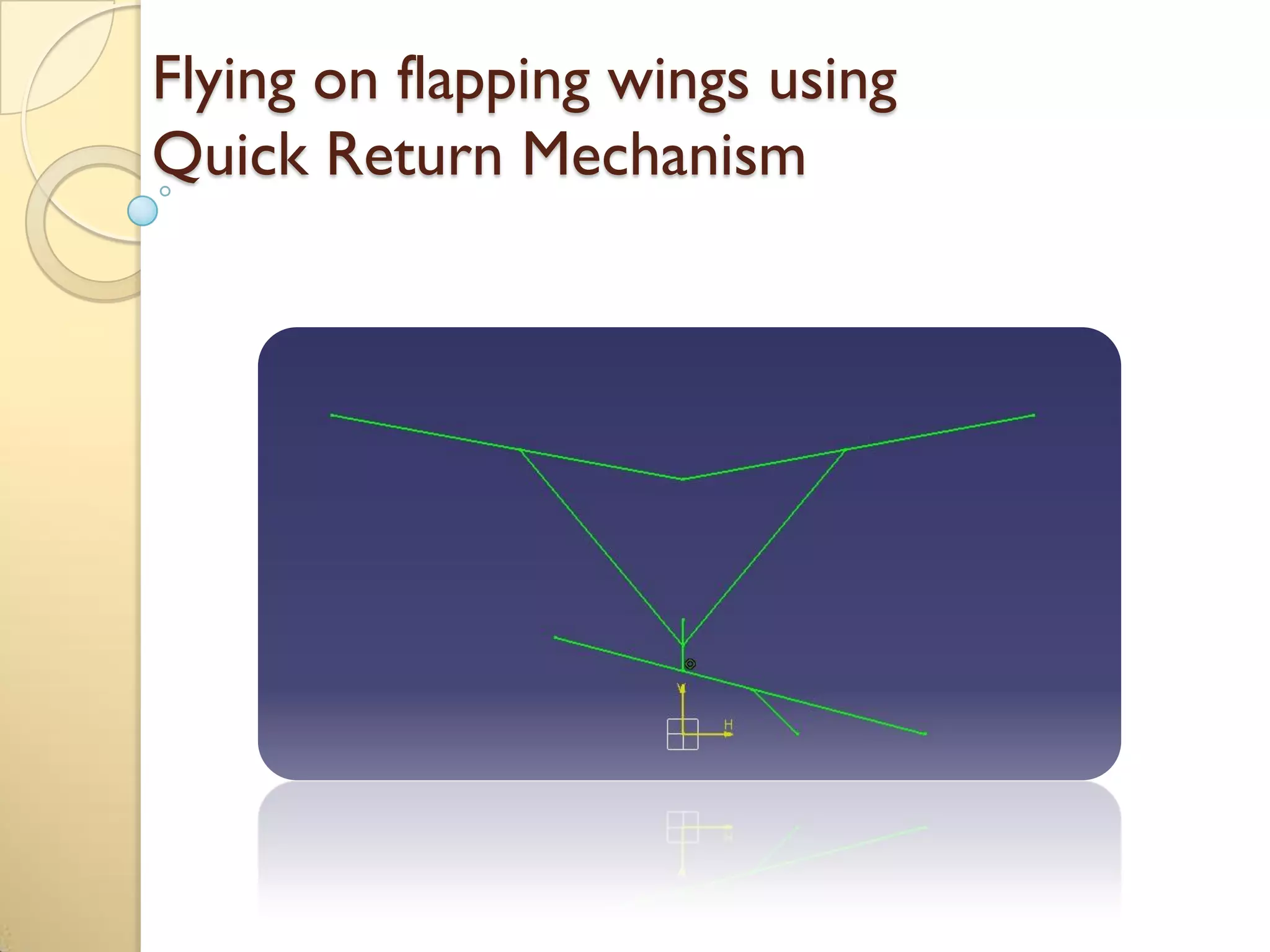 Ornithopter flying wing mecahnism | PDF