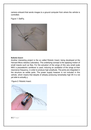 Ornithopter flying wing mecahnism report | PDF