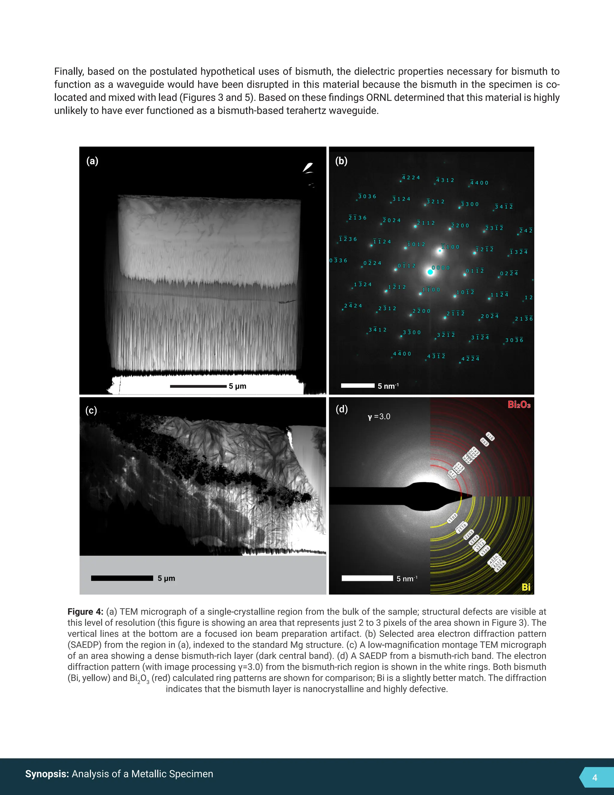 Synopsis: Analysis of a Metallic Specimen | PDF | Chemistry | Science