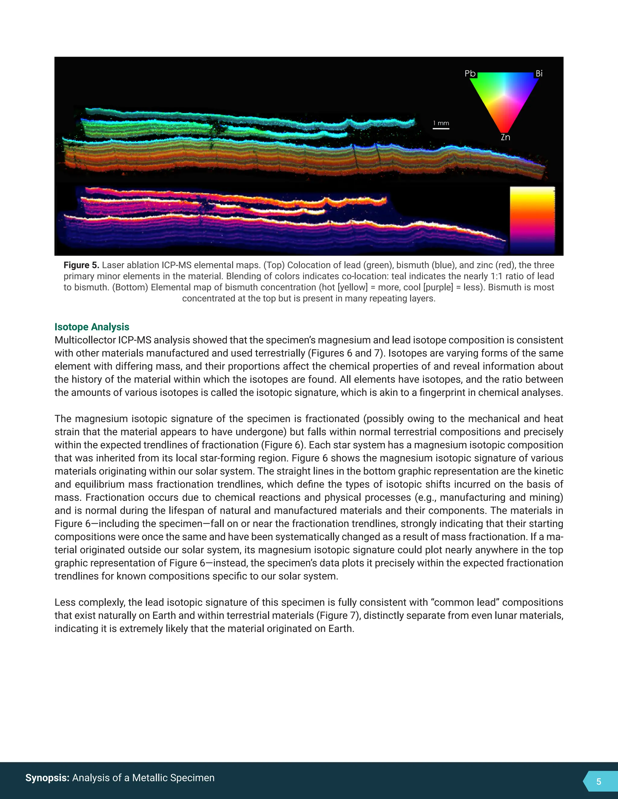 Synopsis: Analysis of a Metallic Specimen | PDF