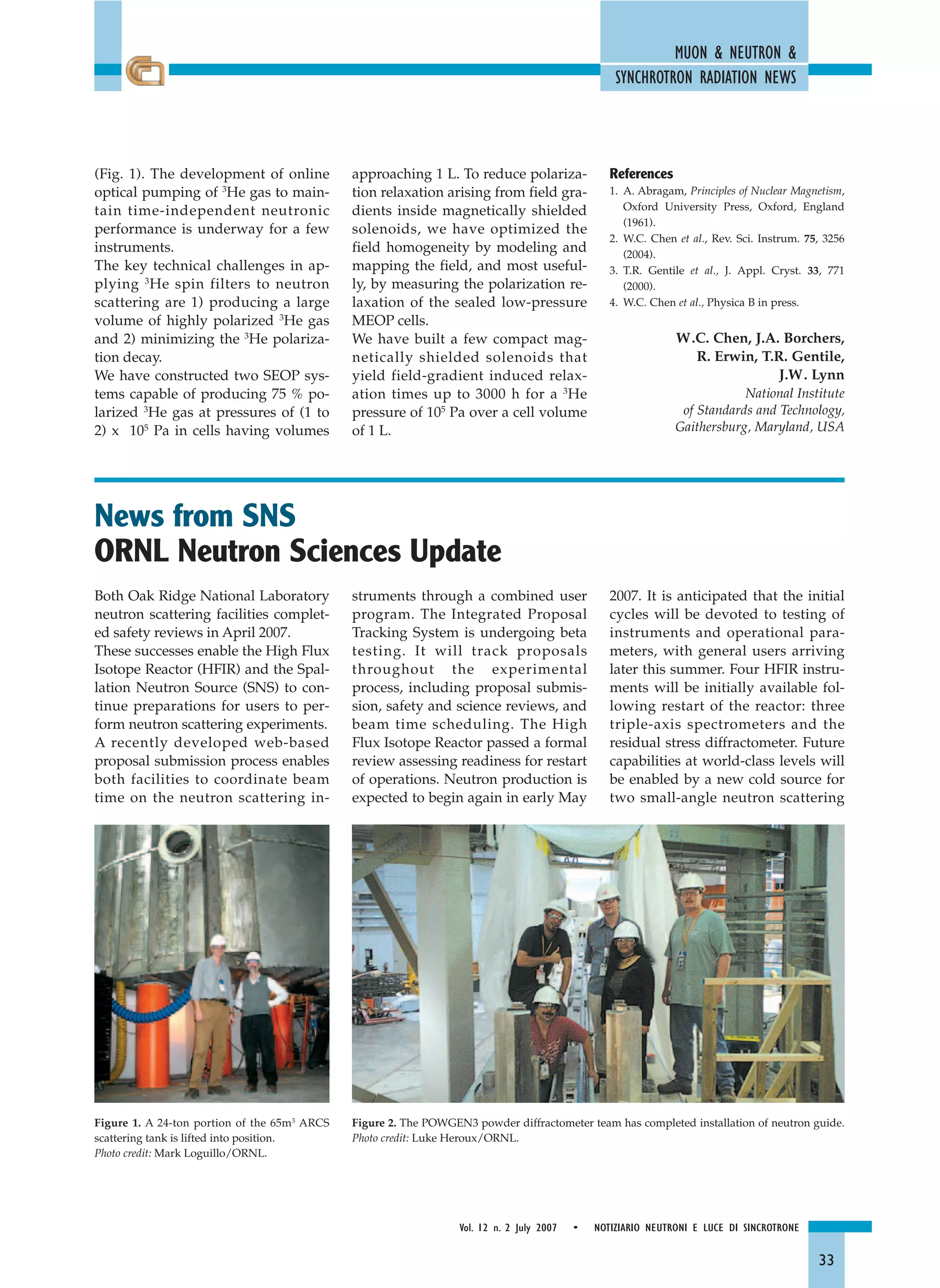 Ornl Neutron Sciences Update | PDF