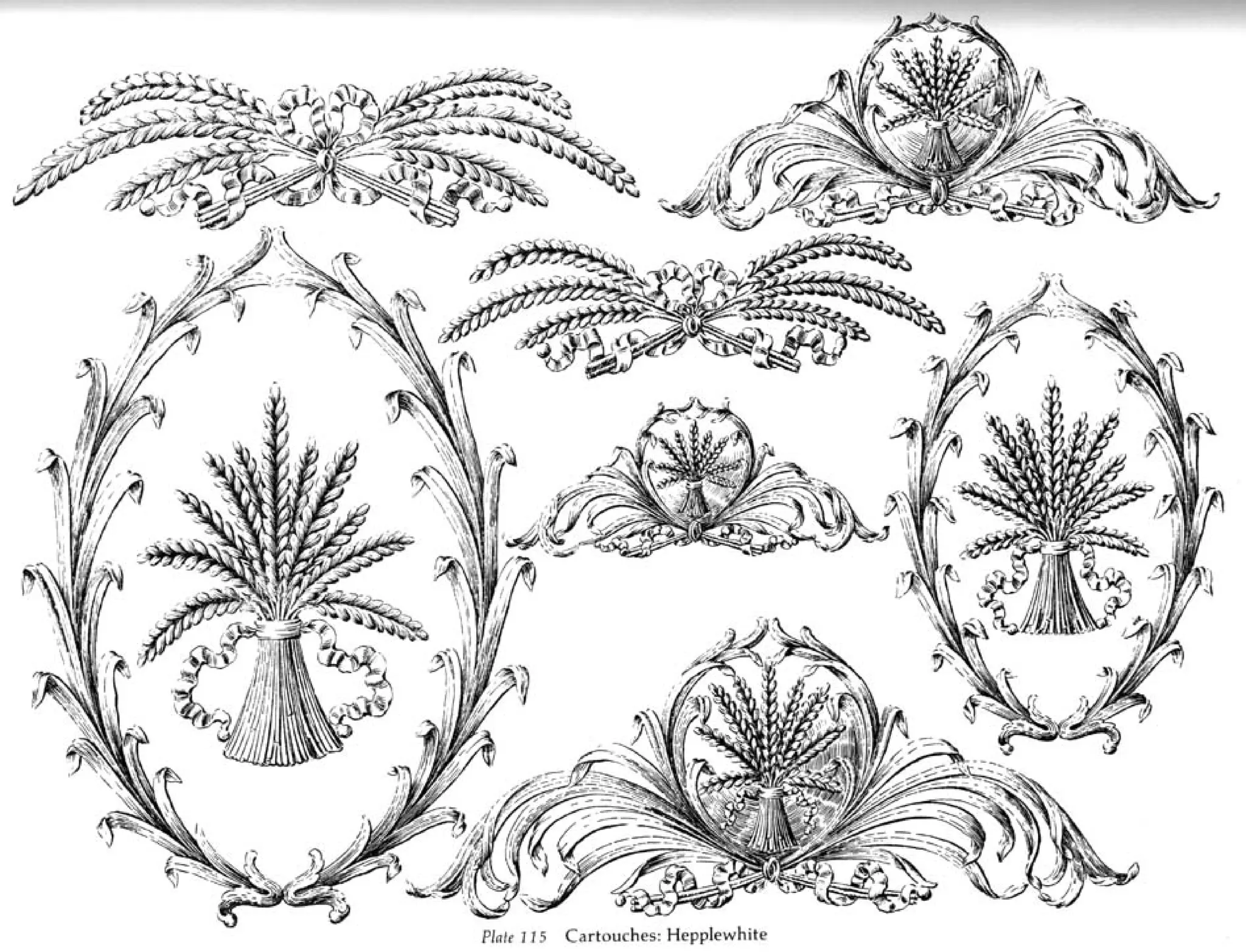 Ornamental Borders, Scrolls ang Cartouches in Historic Decorative ...