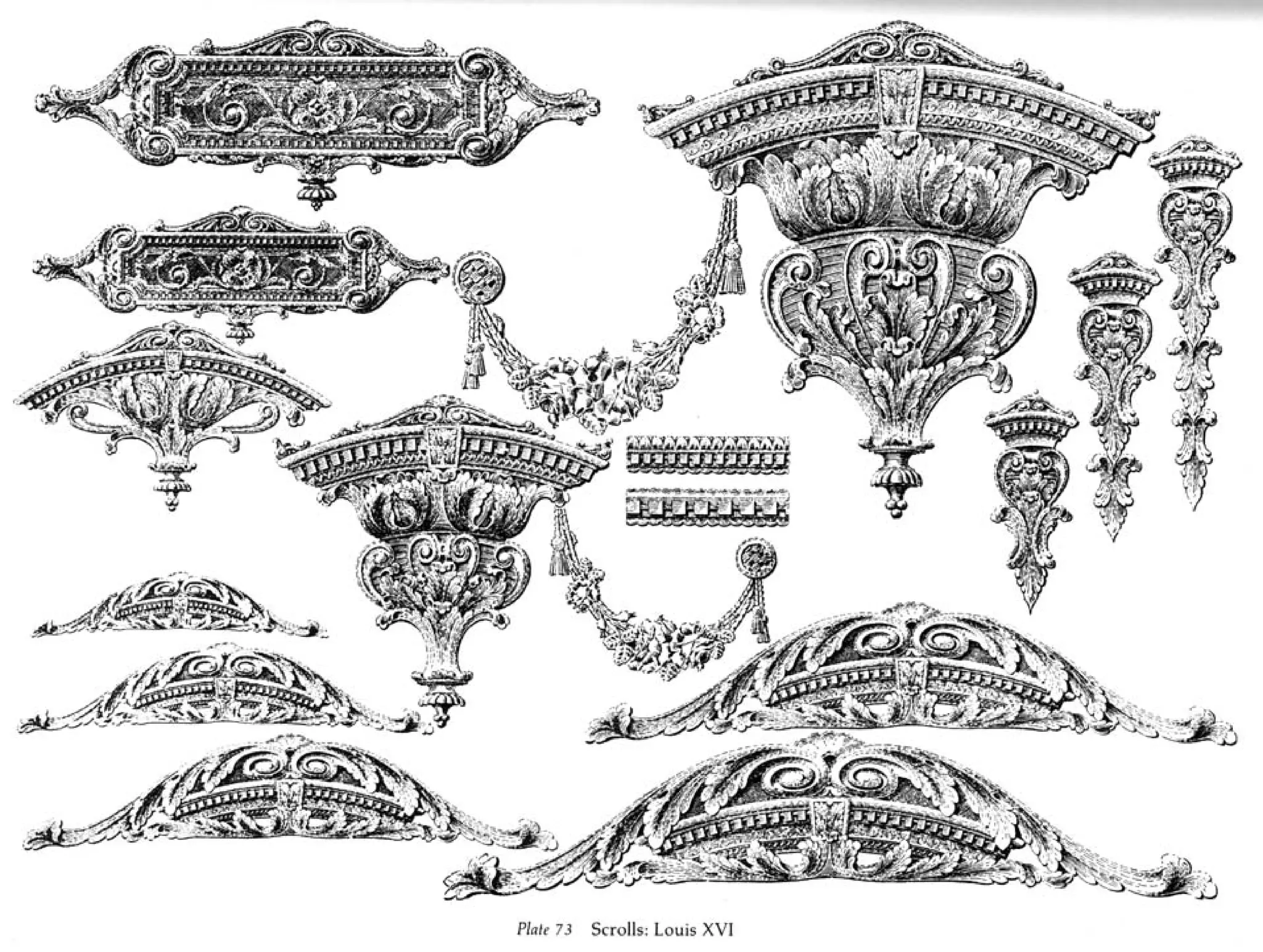 Ornamental Borders, Scrolls ang Cartouches in Historic Decorative ...