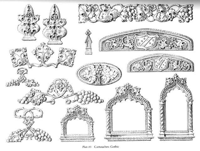 Ornamental Borders, Scrolls ang Cartouches in Historic Decorative ...