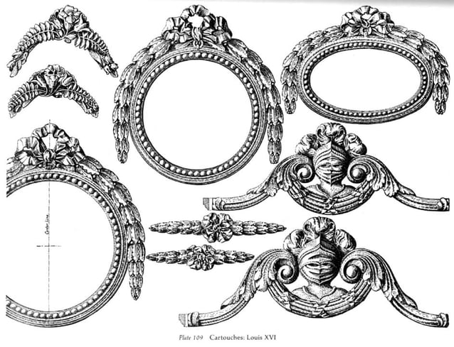 Ornamental Borders, Scrolls ang Cartouches in Historic Decorative ...
