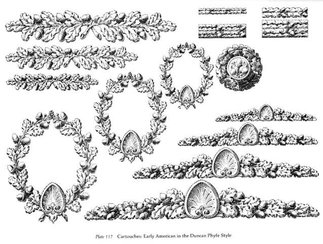 Ornamental Borders, Scrolls ang Cartouches in Historic Decorative ...