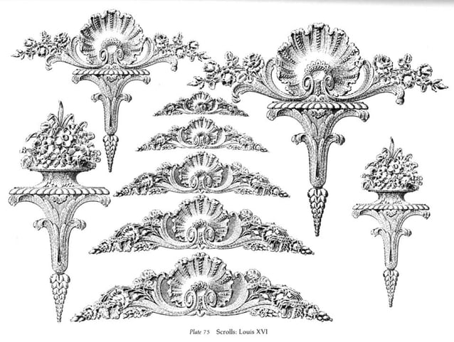 Ornamental Borders, Scrolls ang Cartouches in Historic Decorative ...