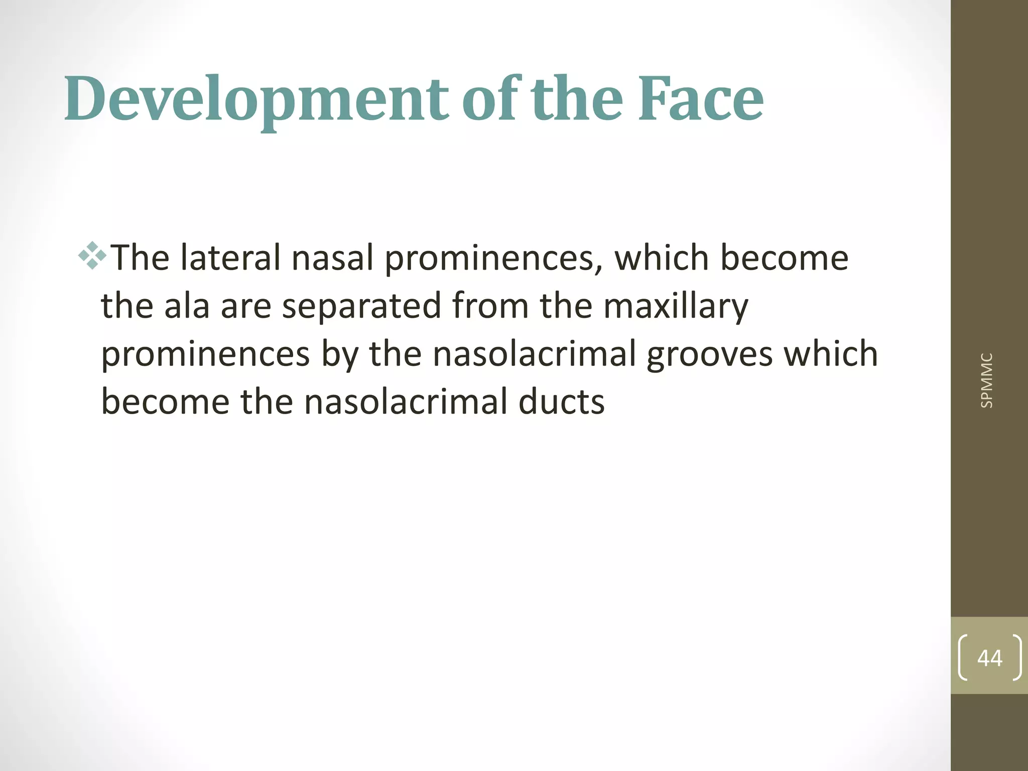 Oro facial embryogenesis | PPTX