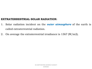 Oro551 res- unit 1 - extra terrestrial and terrestrial solar radiation ...