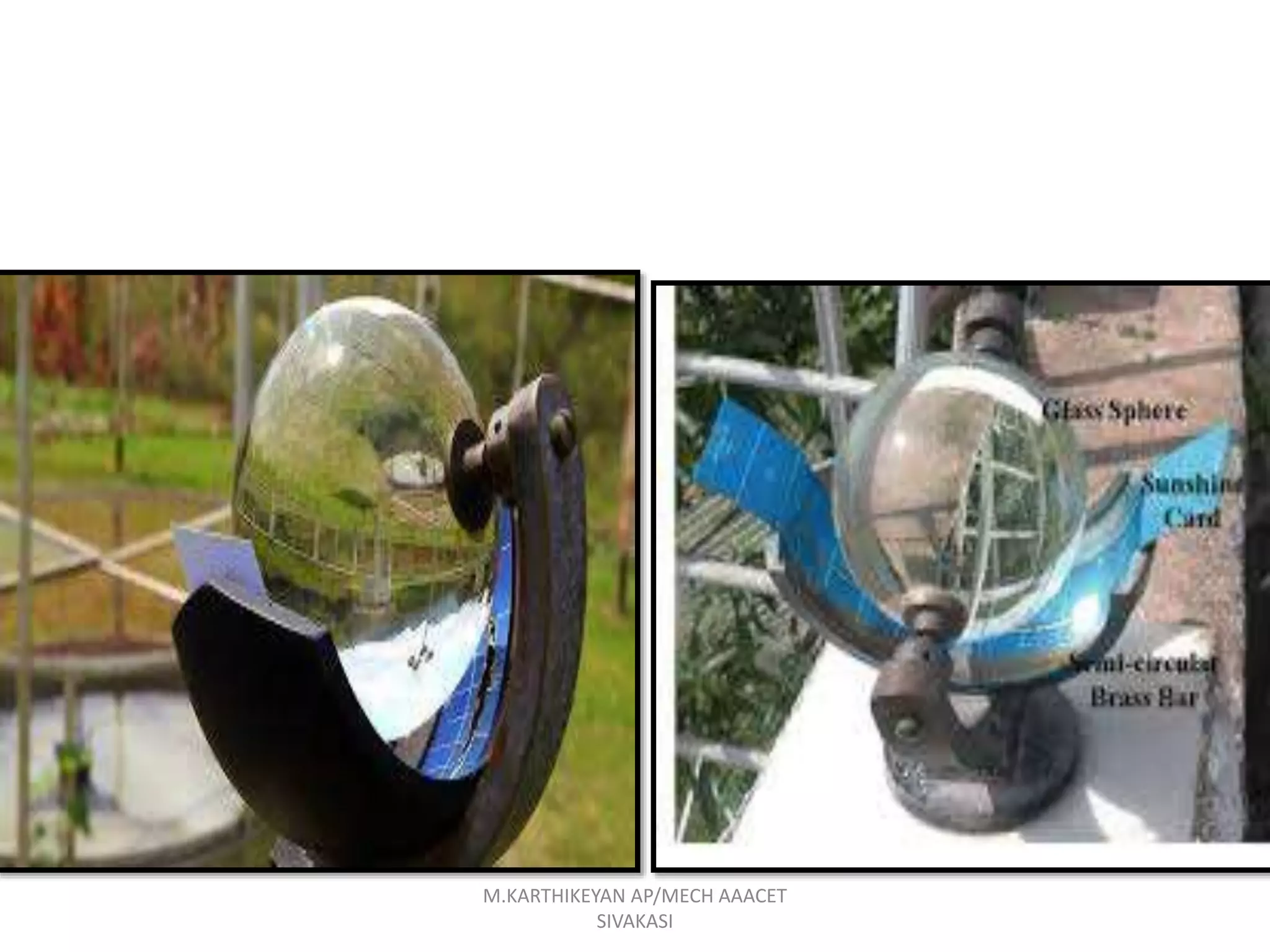 Oro551 res - unit 1 - instruments for measuring solar radiation and sun shine | PPTX