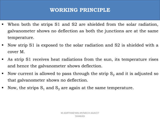 Oro551 res - unit 1 - instruments for measuring solar radiation and sun ...