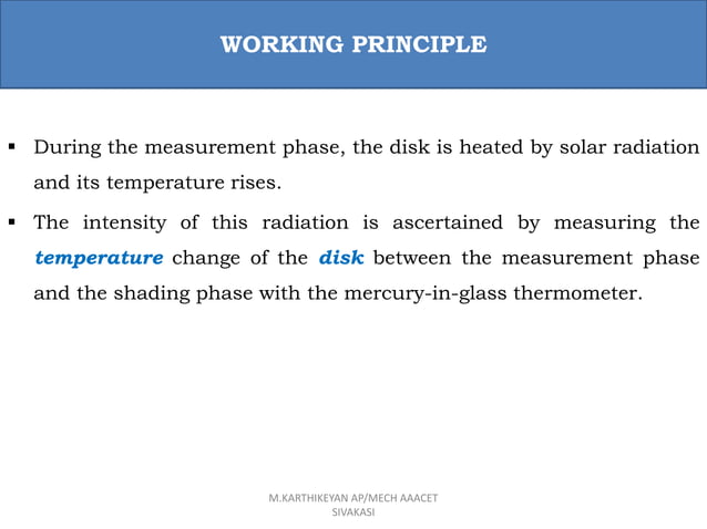 Oro551 res - unit 1 - instruments for measuring solar radiation and sun ...