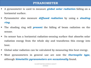 Oro551 res - unit 1 - instruments for measuring solar radiation and sun ...