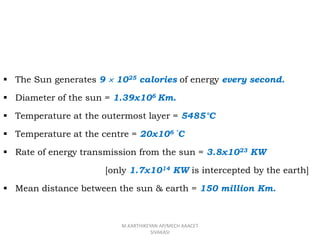 Oro551 res - unit 1 - physics of the sun | PPTX