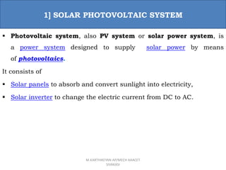 Oro551 res- unit 1 - the solar energy option | PPTX
