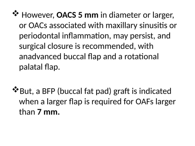 OROANTRAL COMMUNICATION AND FISTULA.pptx