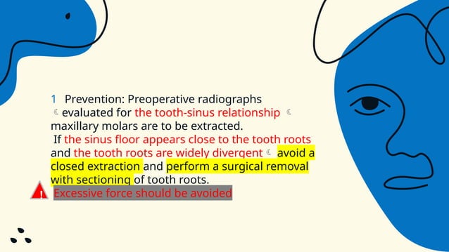 Oroantral Communications.pptx‌ dental surgery | PPTX | Ear, Nose and ...