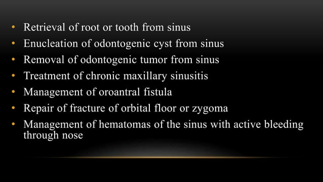 Oroantral fistula | PPTX