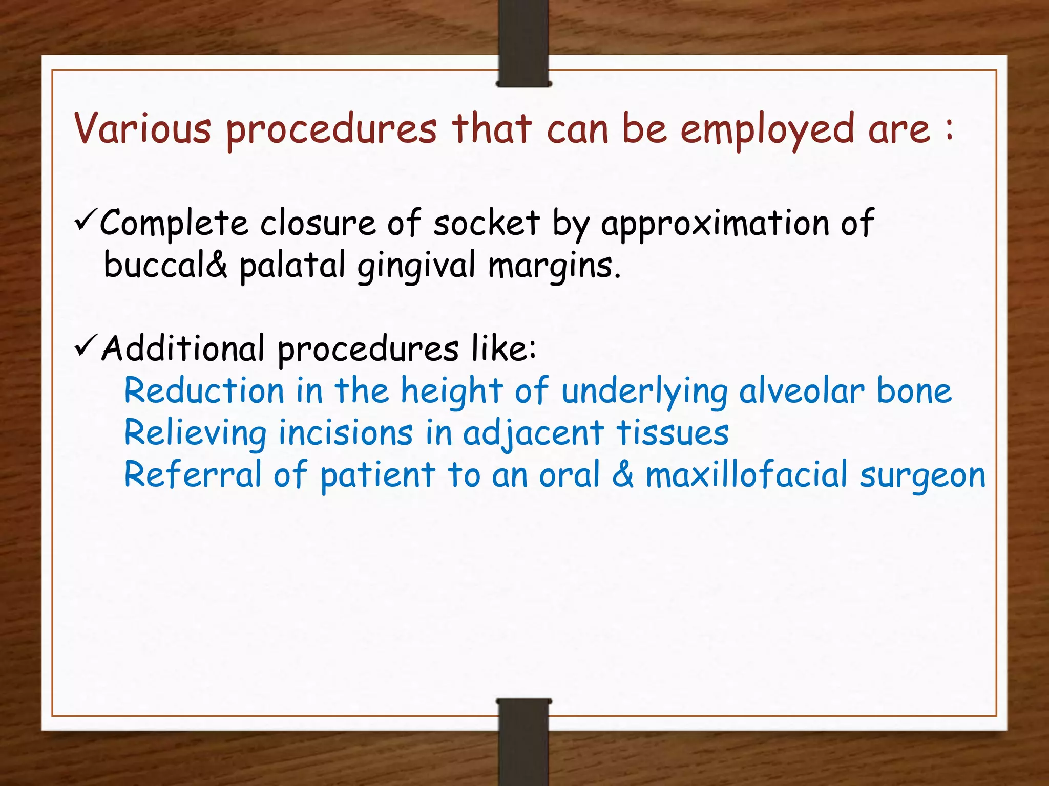Oroantral fistula | PPTX