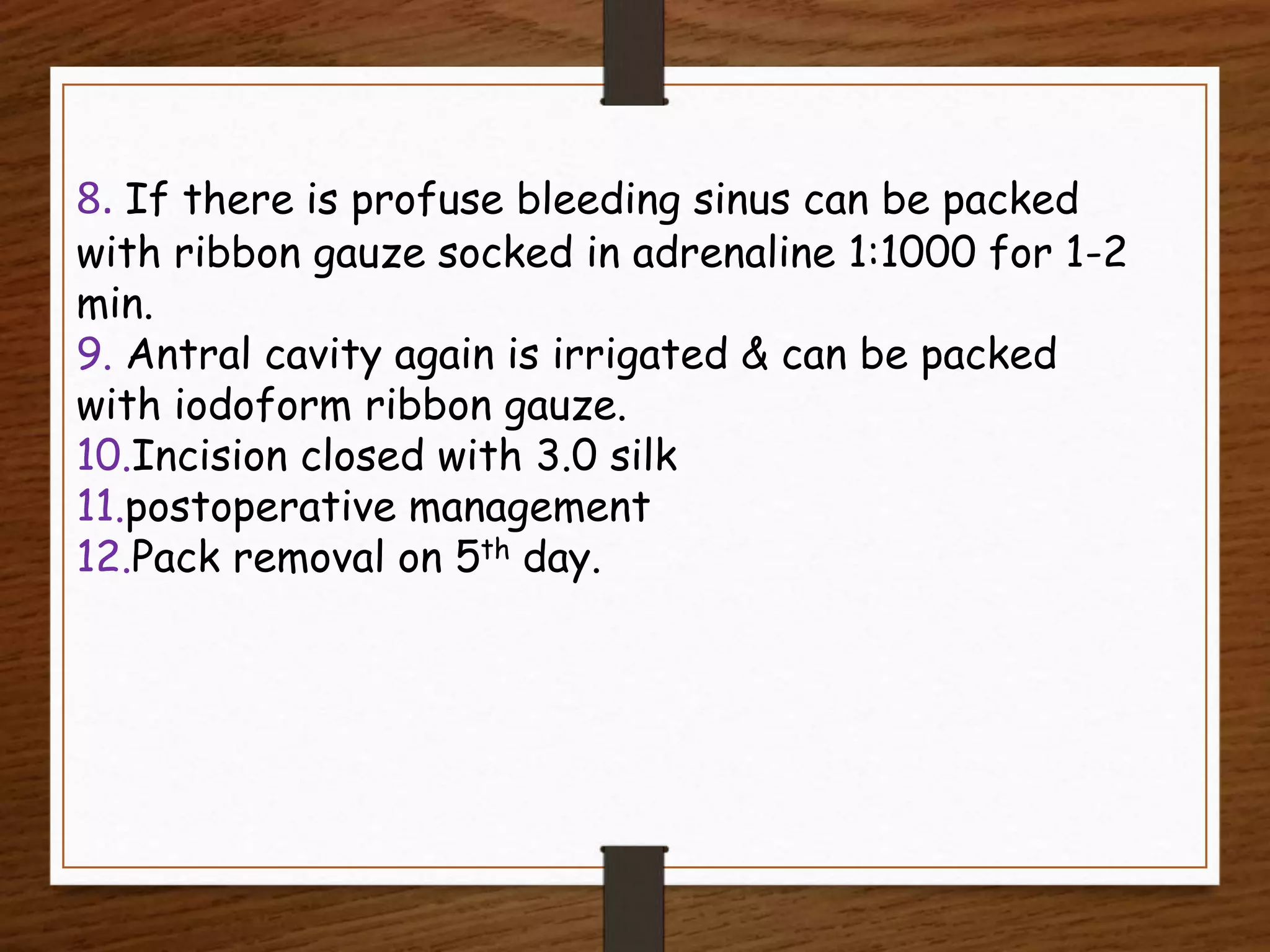 Oroantral fistula | PPTX