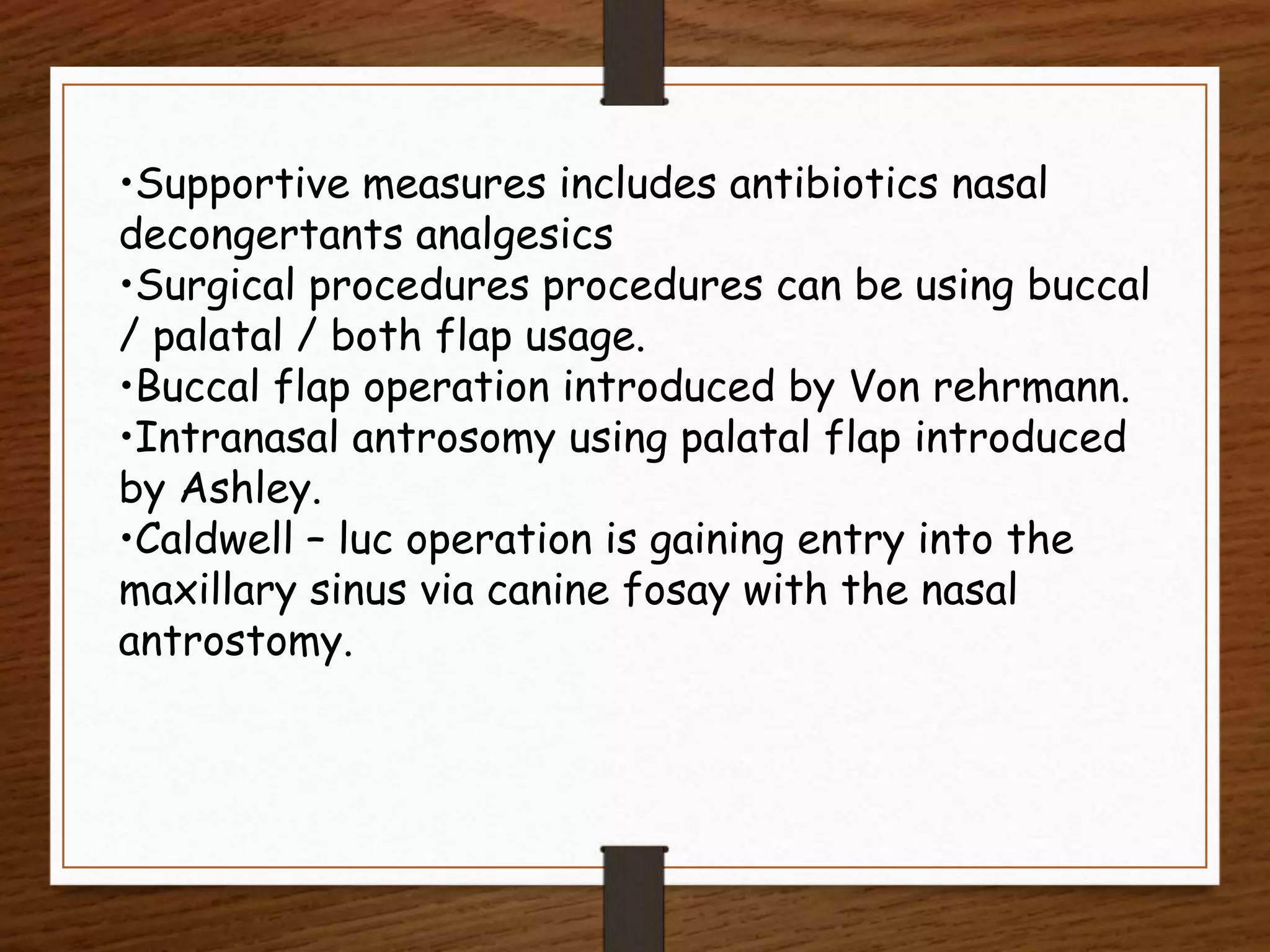 Oroantral fistula | PPTX