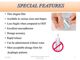 Oro dispersible films | PPTX