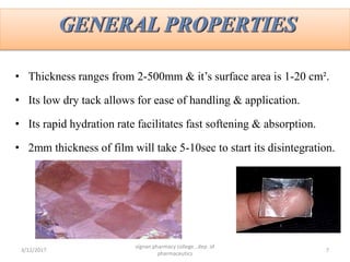 Oro dispersible films | PPTX