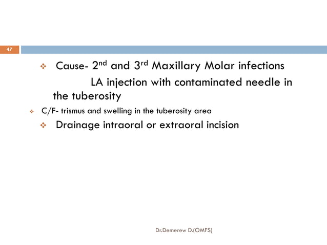 Infections of oral and Maxillofacial regions | PPT