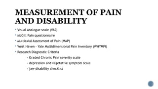 OROFACIAL PAIN and its differential diagnosis and management | PPTX