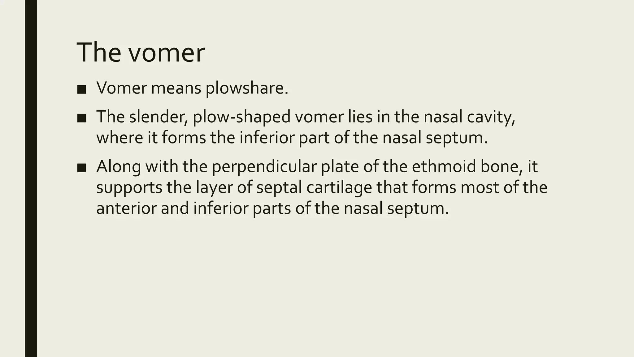 Anatomy - Orofacial skeleton | PPTX