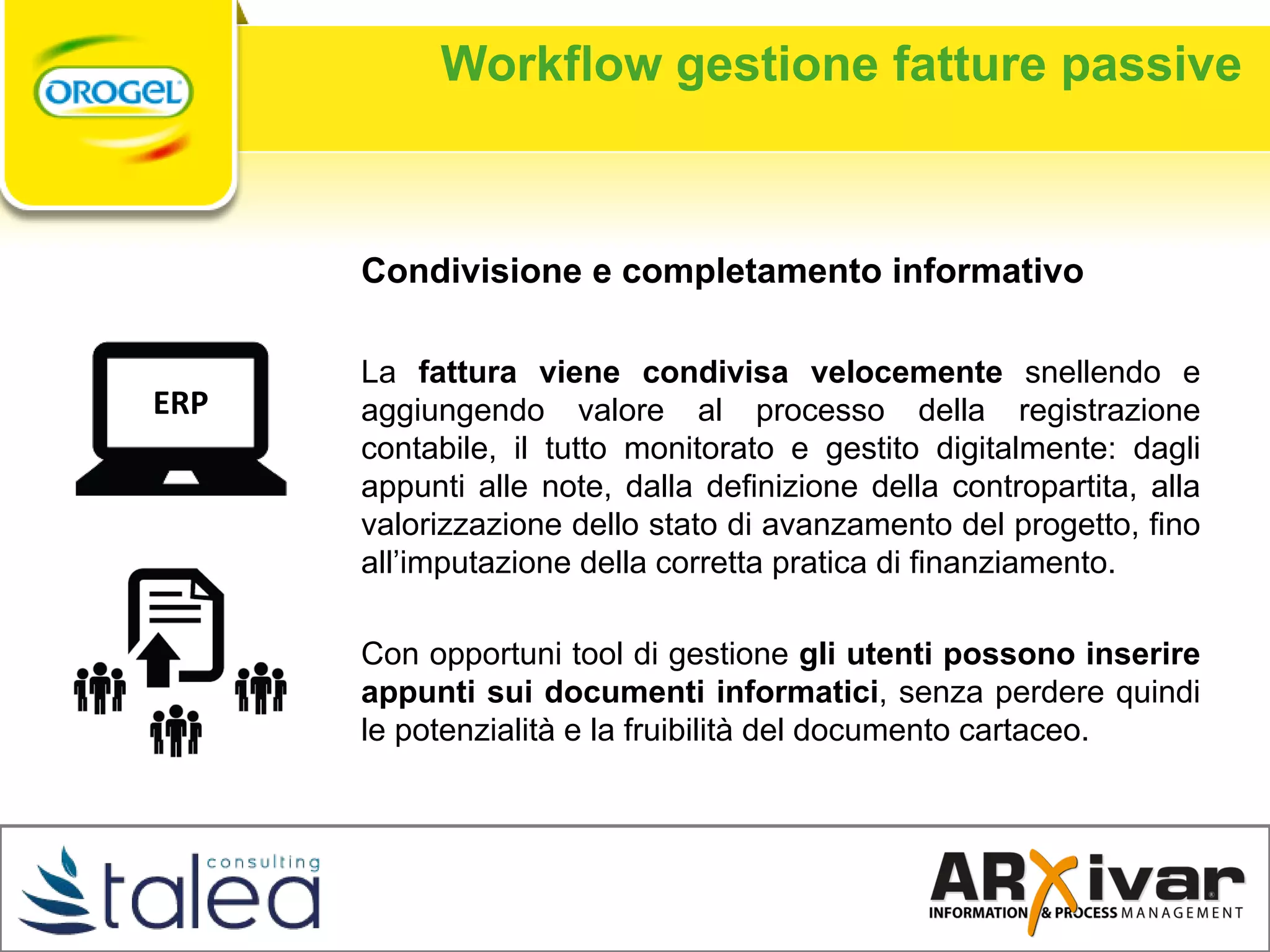 Orogel case history Talea Consulting | PPT