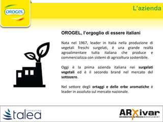 Orogel case history Talea Consulting | PDF